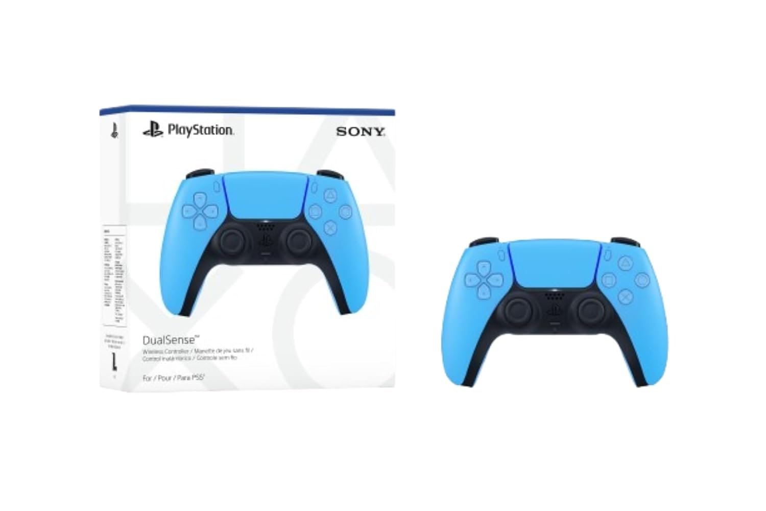 PlayStation DualSense® Wireless Controller – Starlight Blue – SuperOrNot